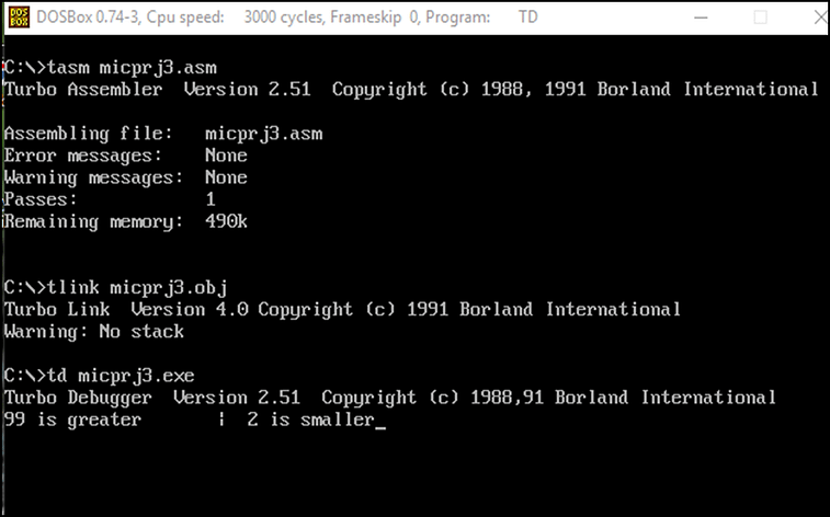alp-to-find-minimum-and-maximum-value-in-array-8086-microprocessor